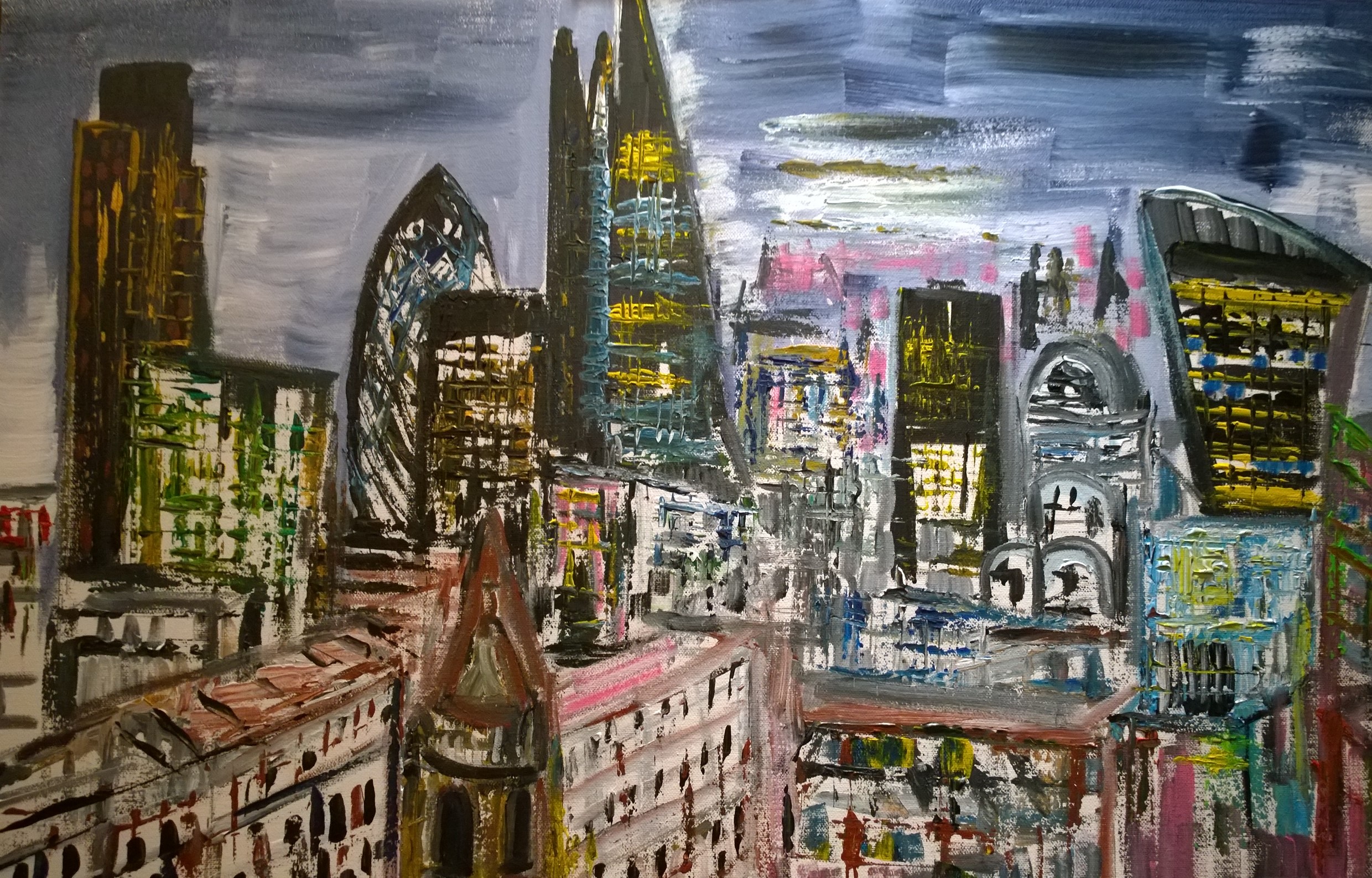 Original Abstract Art: Landscape & City Galleries | Original Abstract Art